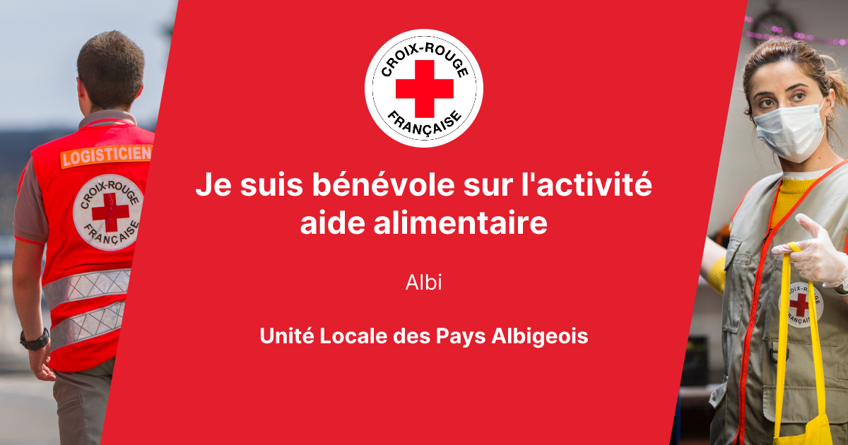 Je suis bénévole sur l'activité aide alimentaire avec Unité Locale des ...